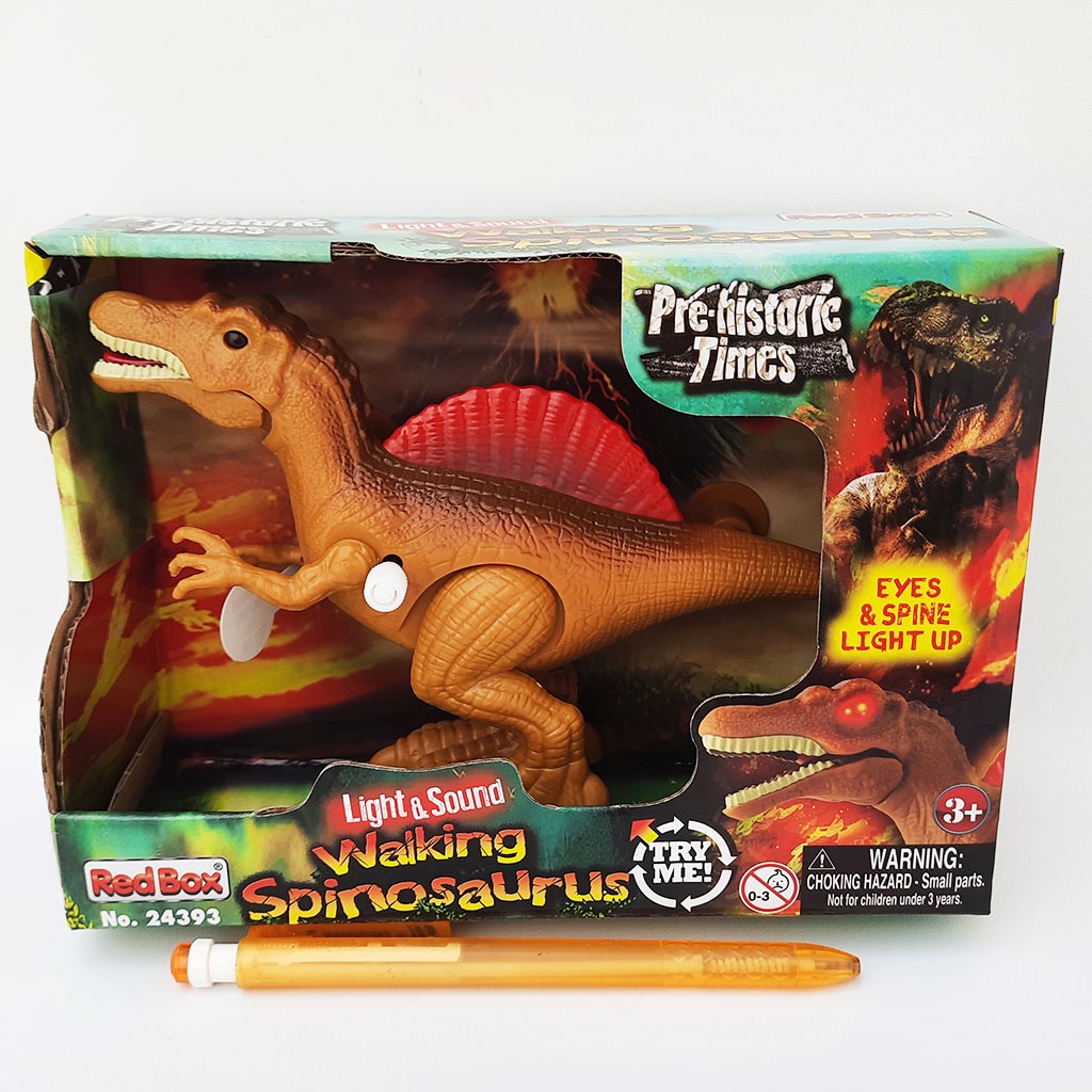 Jual Red Box Toys Pre-Historic Times Walking Spinosaurus Light and ...
