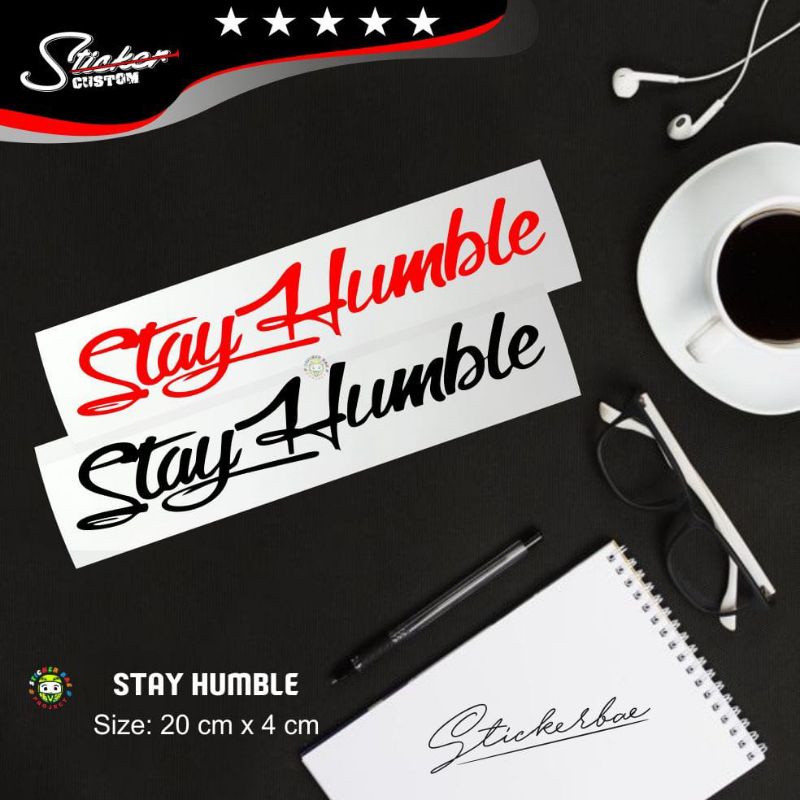 Jual stiker cutting ~ stiker stay humble sticker stay humble | Shopee ... Jual stiker cutting ~ stiker stay humble sticker stay humble | Shopee ...