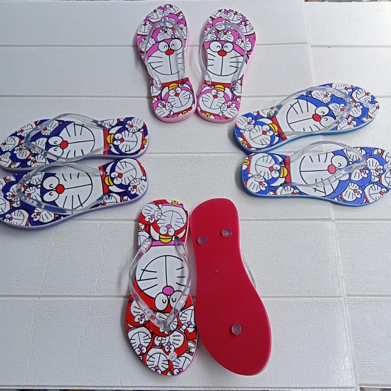 Jual Sandal Jepit Dewasa Karakter Doraemon | Shopee Indonesia