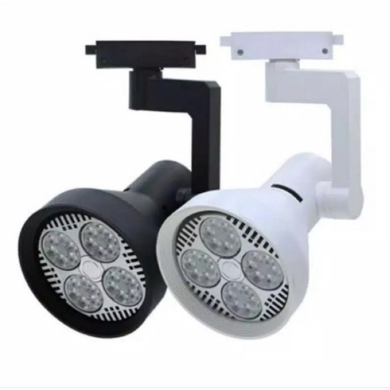 Jual set lampu spotlight rel track light 35 watt 35w par 35watt SMD ...