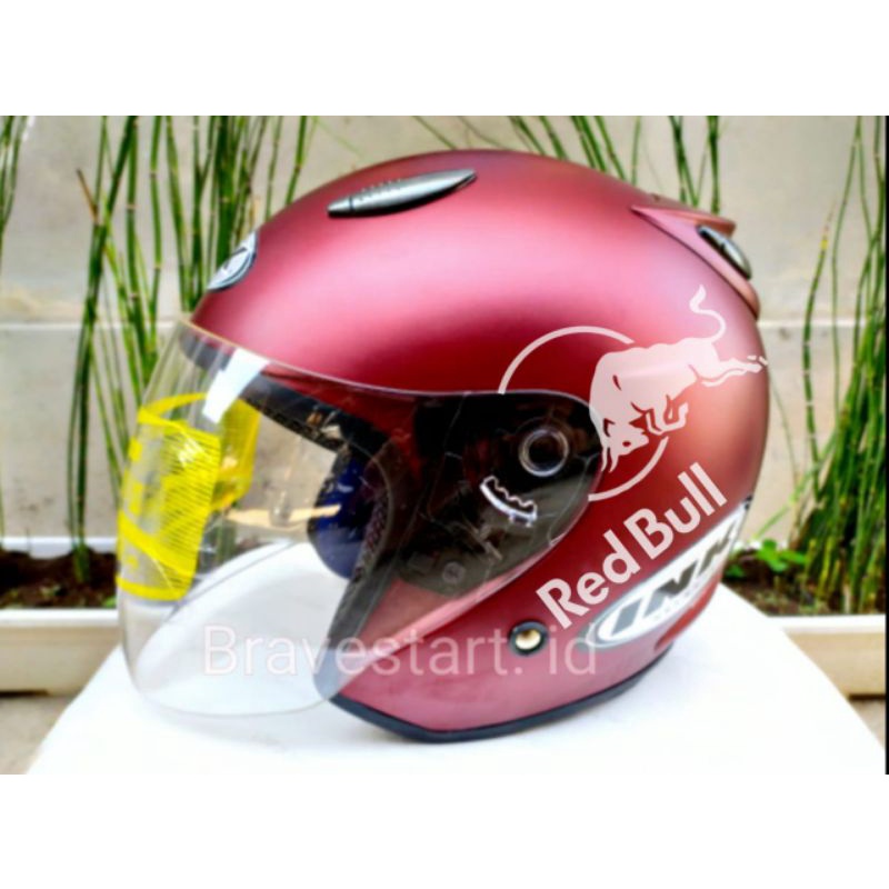 Jual Helm INK Centro Motif RedBull Busa Nyaman | Shopee Indonesia