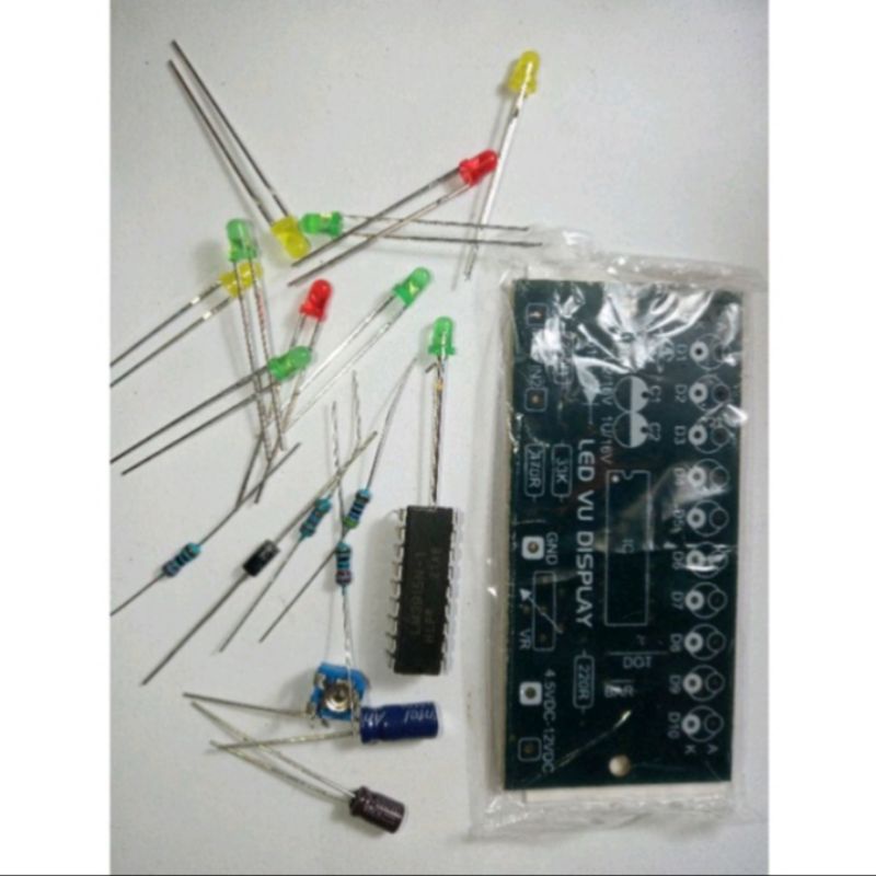 Jual DIY LED VU DISPLAY LM3915 - PCB & Komponen lengkap Belum DISOLDER ...