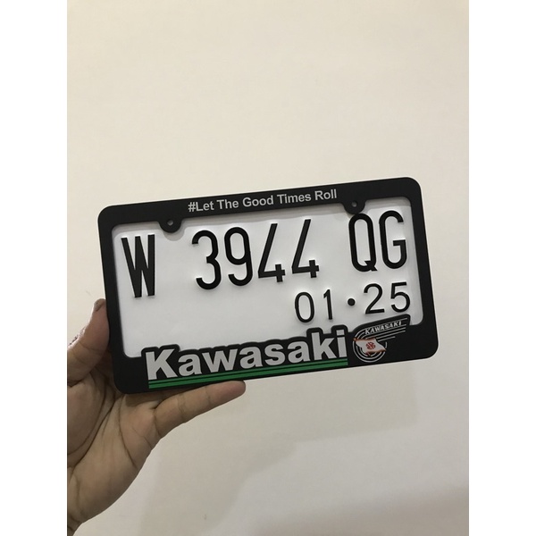 Jual License plate frame + custom plat nomor / frame plat nomor motor ...