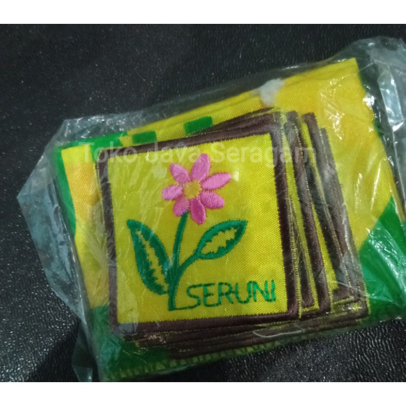 Jual Bet 1 Set Tanda Regu & Bendera Bunga Buah Tumbuhan Pramuka Putri ...