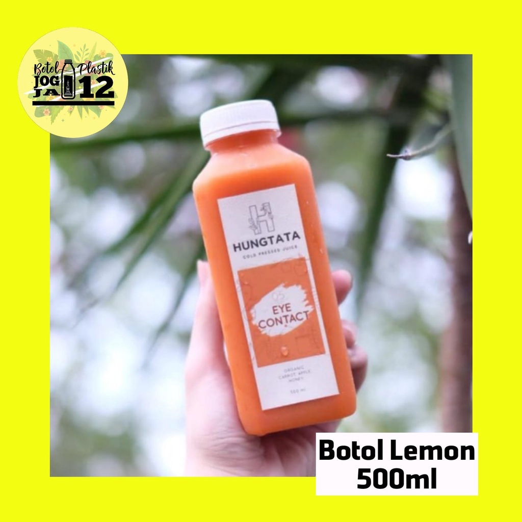 Jual 1kg muat 16pcs Botol Lemon 500ml, Botol Kale Kotak 500ml , Kale ...