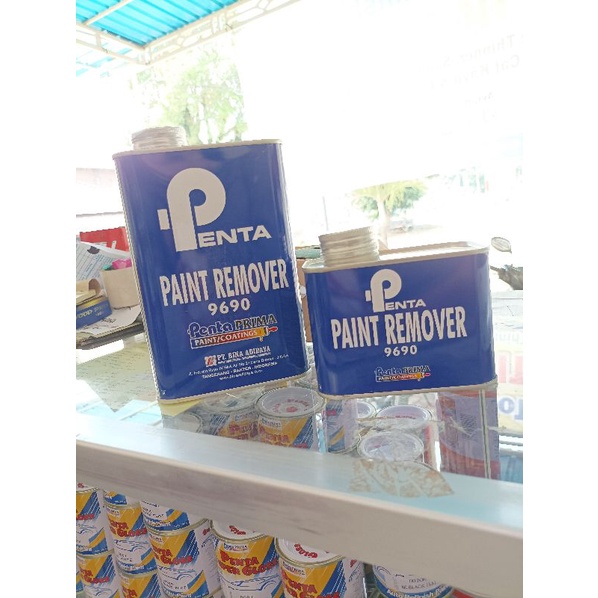 Jual REMOVER PENTA (CAIRAN PERONTOK CAT/SODA API) ukuran 250ml dan 1 kg ...