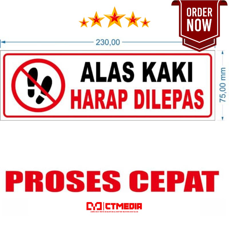 Jual STIKER ALAS KAKI HARAP LEPAS | Shopee Indonesia