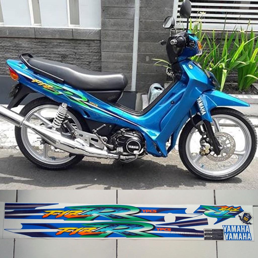 Jual Striping fizr f1zr fiz r BC3 Biru 98 Tahan Vernis Laminasi Glosy ...
