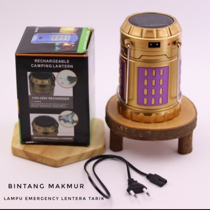 Jual camping-lampu- lentera emergency solar -lampu-camping. | Shopee Indonesia