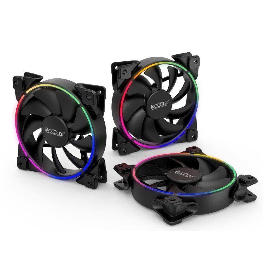 Jual PCCOOLER CORONA FRGB 3IN1 FAN SET | Shopee Indonesia