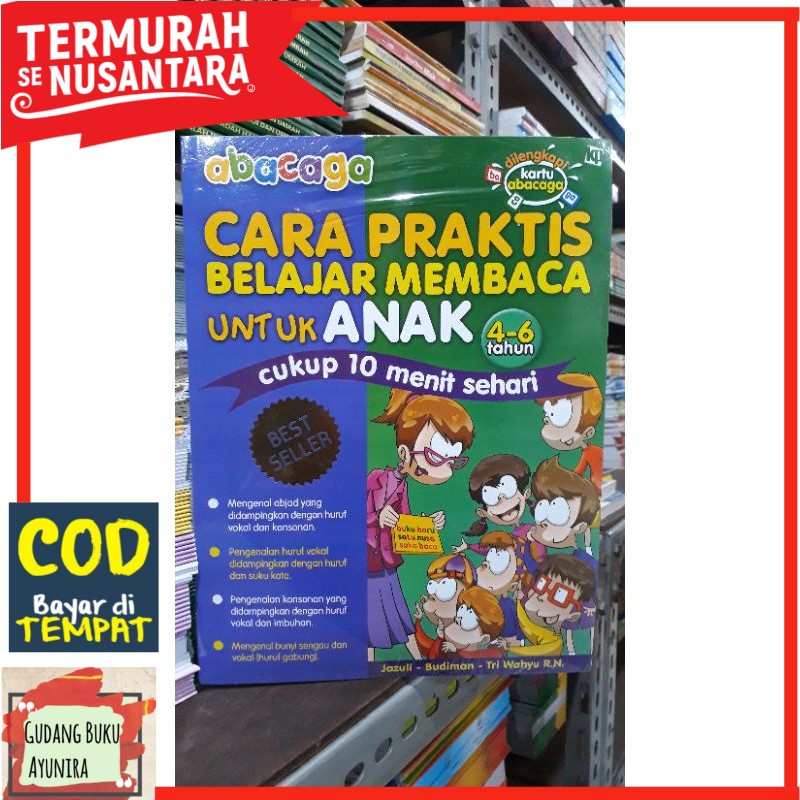 Jual abacaga cara praktis belajar membaca untuk anak 4 sampai 6 tahun ...