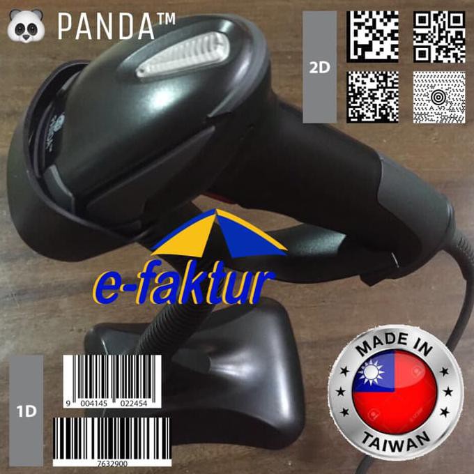 Jual 2D Barcode Scanner E-Faktur Panda Prj-890A Auto+Stand(Qr Code-Efaktur) | Shopee Indonesia