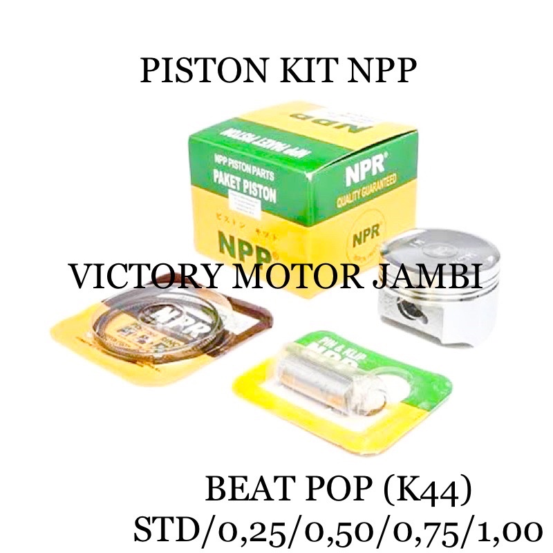 Jual PISTON KIT BEAT POP K44 STD-1,00 NPP | Shopee Indonesia