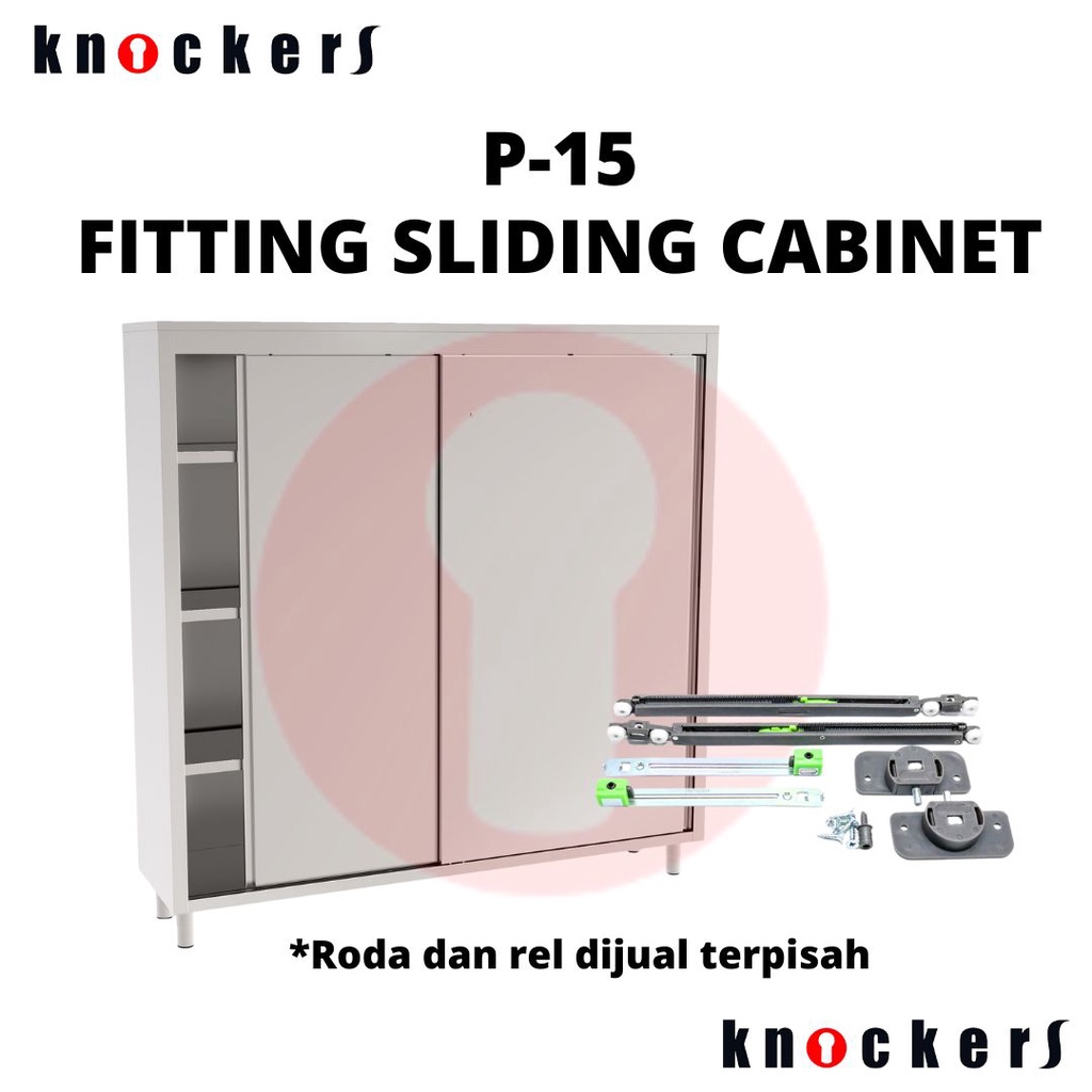 Jual REL TRACK SLIDING CABINET SOFT CLOSE / P–15 / KNOCKERS INDONESIA ...