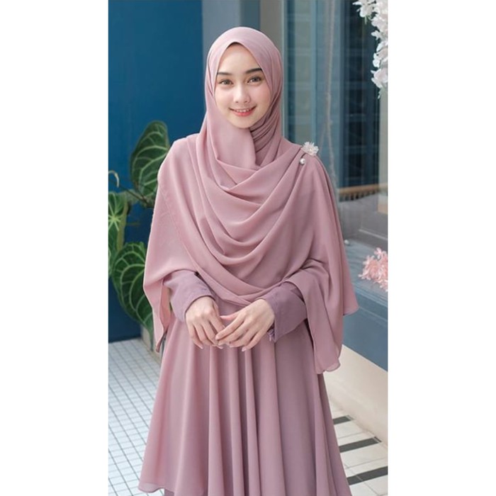 Jual JILBAB SYAR'I JUMBO PHASMINA CERUTTY BABYDOLL | Shopee Indonesia