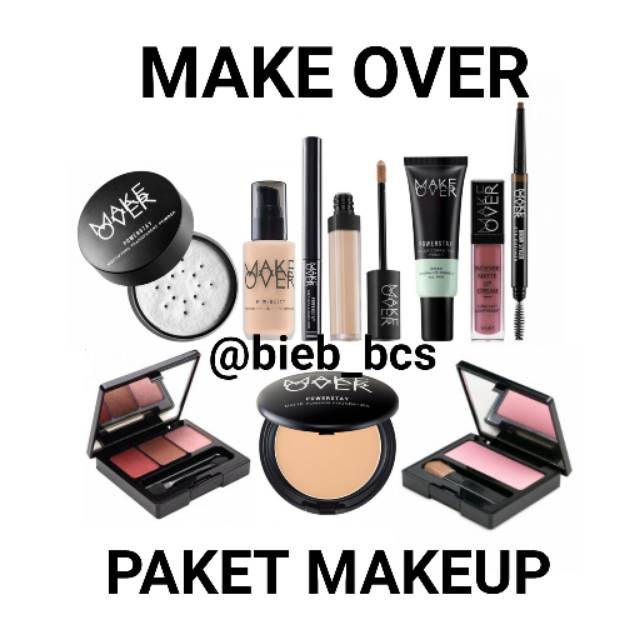 Jual Paket Make up Make Over 10 Item bisa untuk Seserahan Murah ...