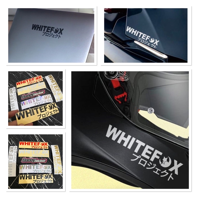 Jual STICKER WHITEFOX PROJECT EDITION CUTTING | Shopee Indonesia