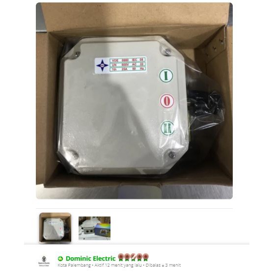 Jual Ohm Saklar 16A NK / Switch Genset | Shopee Indonesia