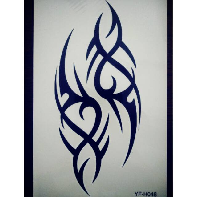 Jual Sticker Tato Tribal (warna Hitam) | Shopee Indonesia
