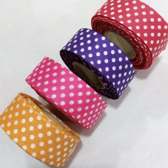 Jual Pita motif polkadot 1 inch per roll | Shopee Indonesia