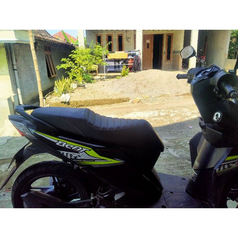 Jual Jok Motor Beat Fi Caferacer-Fullset Jok Beat | Shopee Indonesia