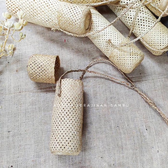 Jual Tas Botol Anyaman bambu/ tas anyaman banbu/ tas botol/ tumbler ...
