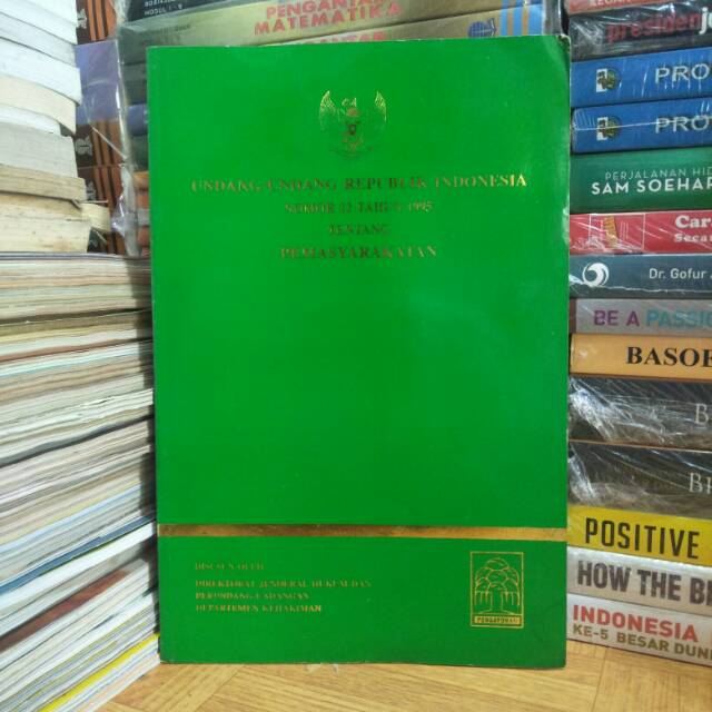 Jual BUKU ASLI - UURI NO. 12 TAHUN 1995 TENTANG PEMASYARAKATAN | Shopee ...