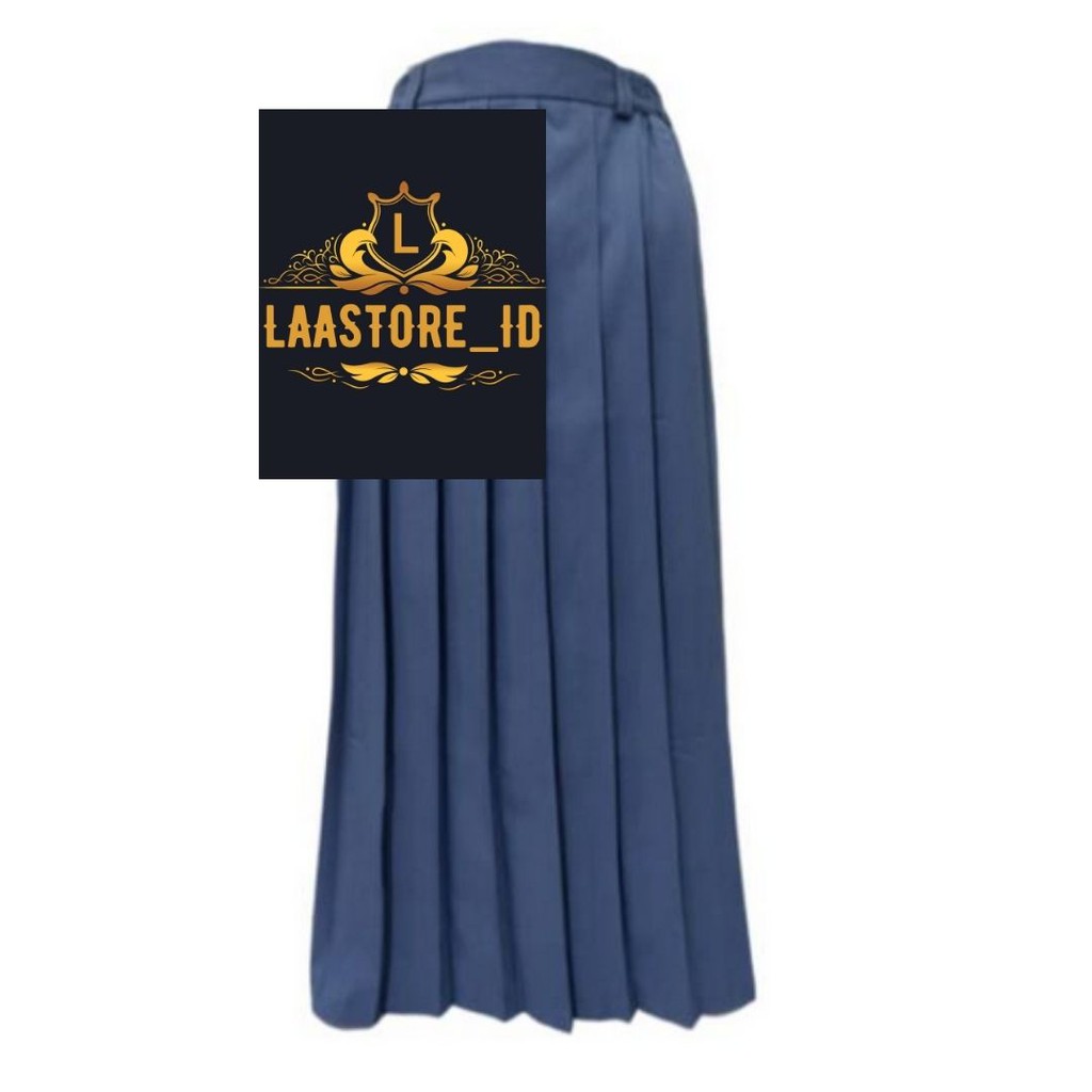 Jual SERAGAM SEKOLAH - Rok Panjang Full Rempel/Plisket SMP/SMA/Kuliah/Pembina/Kerja Bahan Drill ...