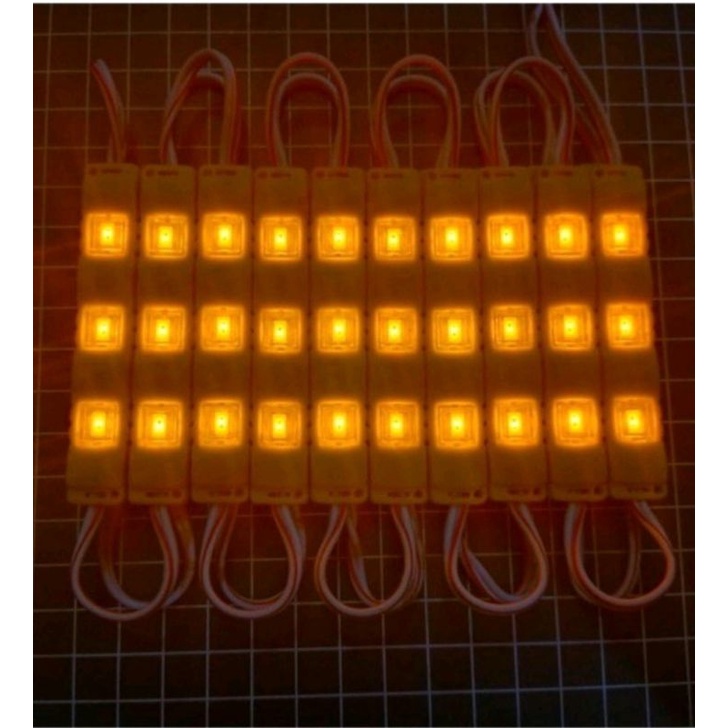 Jual (12v) Rangkaian Modul Lampu LED Putih Kuning 5630 5730 3 Mata 12v ...
