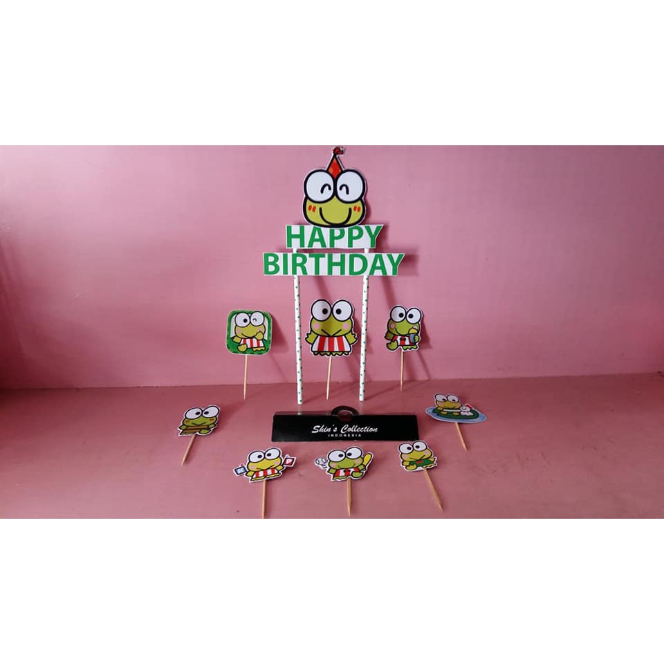 Jual Topper Cake Paket Keroppi | Shopee Indonesia