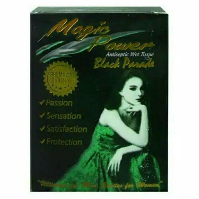 Jual Magic Power Tissue Black Parade isi 6 sachet | Shopee Indonesia