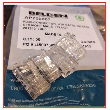 Jual RJ45 Cat5E/ CAT6 UTP BELDEN Belden [Original] HARGA ECERAN ...