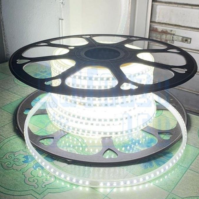 Jual Lampu Led Strip Selang 2835 120 Led 220V Outdoor Putih 100 M Roll 2835 Cahayamataharikuh ...
