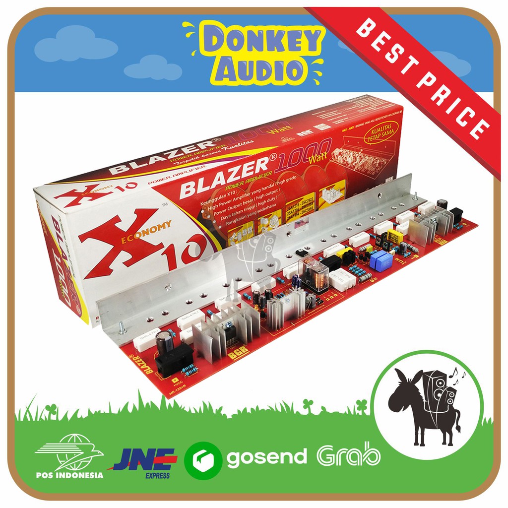 Jual KIT POWER AMPLIFIER BLAZER X10 TANPA TR 1000W BELL BGR | Shopee ...