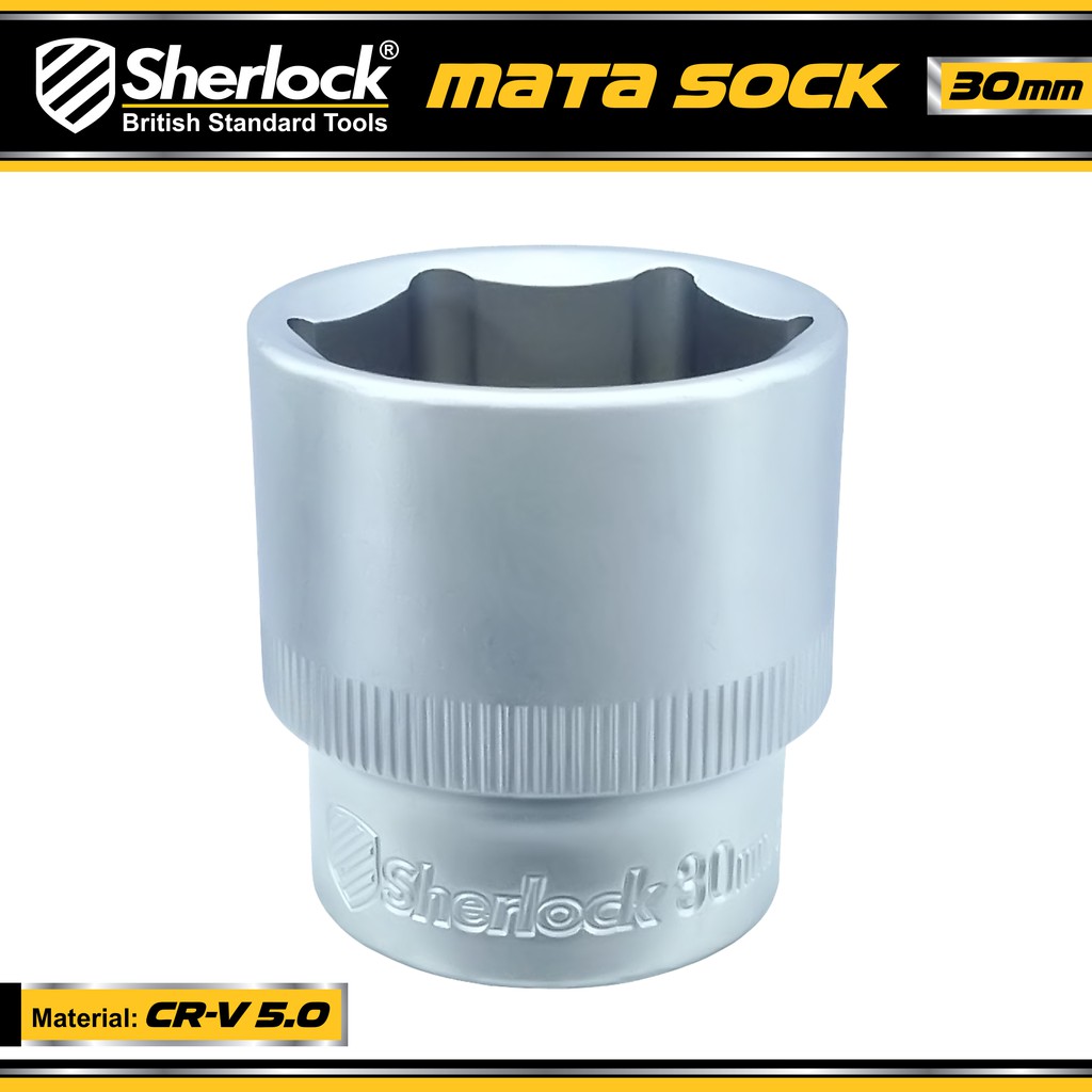 Jual Sherlock 1/2 Inch Kunci Shock 30 mm 6 PT/Mata Sok/Sock | Shopee ...