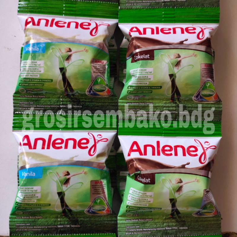 Jual Anlene Vanilla/Cokelat RENCENG | Shopee Indonesia