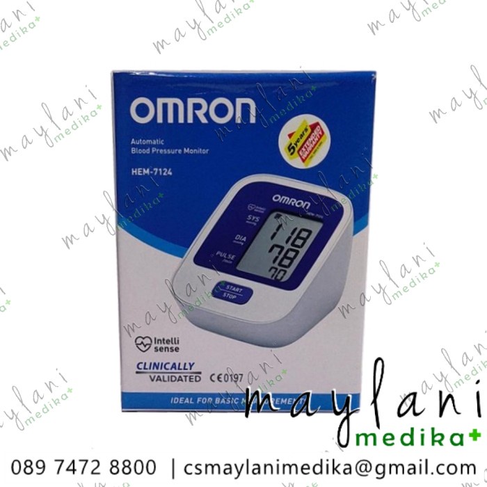 Jual TENSIMETER DIGITAL OMRON HEM-7124 HEM 7124 HEM7124 TENSI MODEL LENGAN | Shopee Indonesia