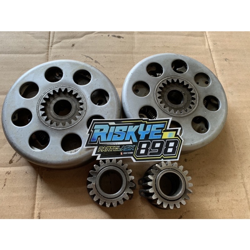 Jual Lonceng Rumah Kampas Kopling Ganda Suzuki Tornado Rc 80- 100 Crystal Komplit Fullset ...