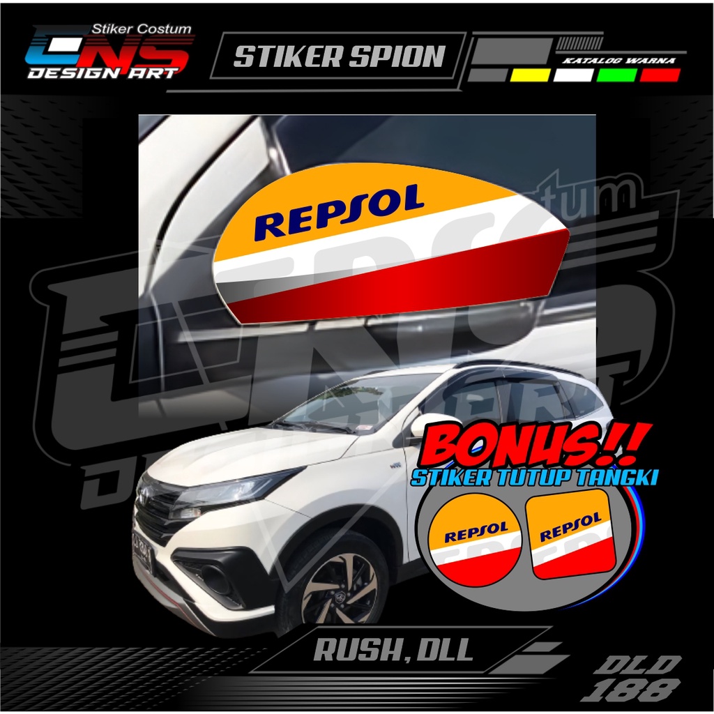 Jual Stiker Spion Mobil Toyota Rush REPSOL Custom Semua Mobil Stiker ...