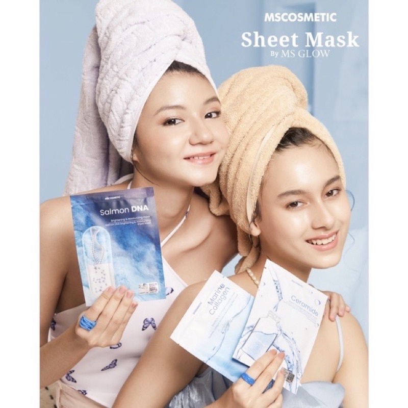 Jual sheet mask ms glow sheet mas salmon dna ms glow | Shopee Indonesia
