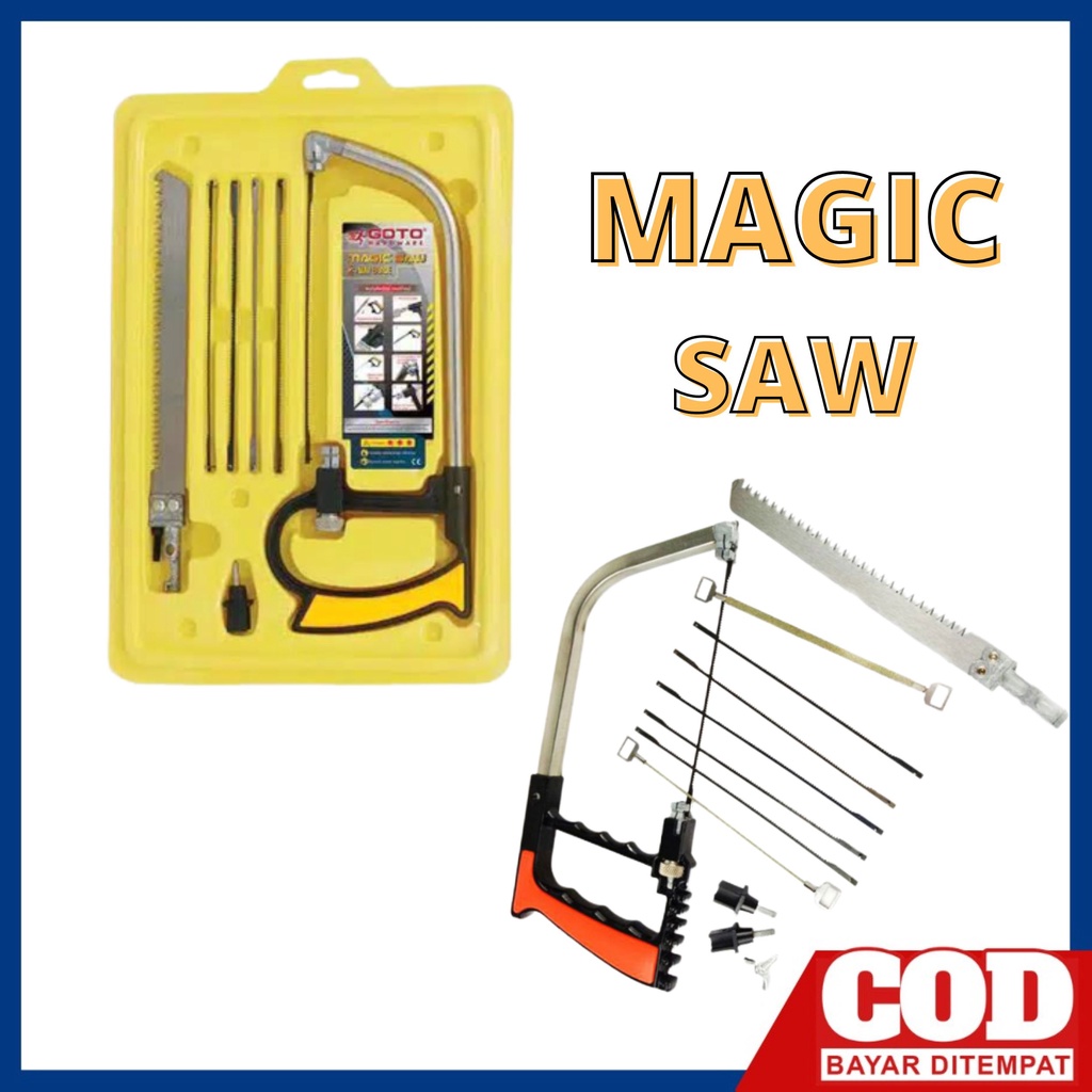 Jual MAGIC SAW gergaji kayu besi pipa multifungsi set 3 way blade ...