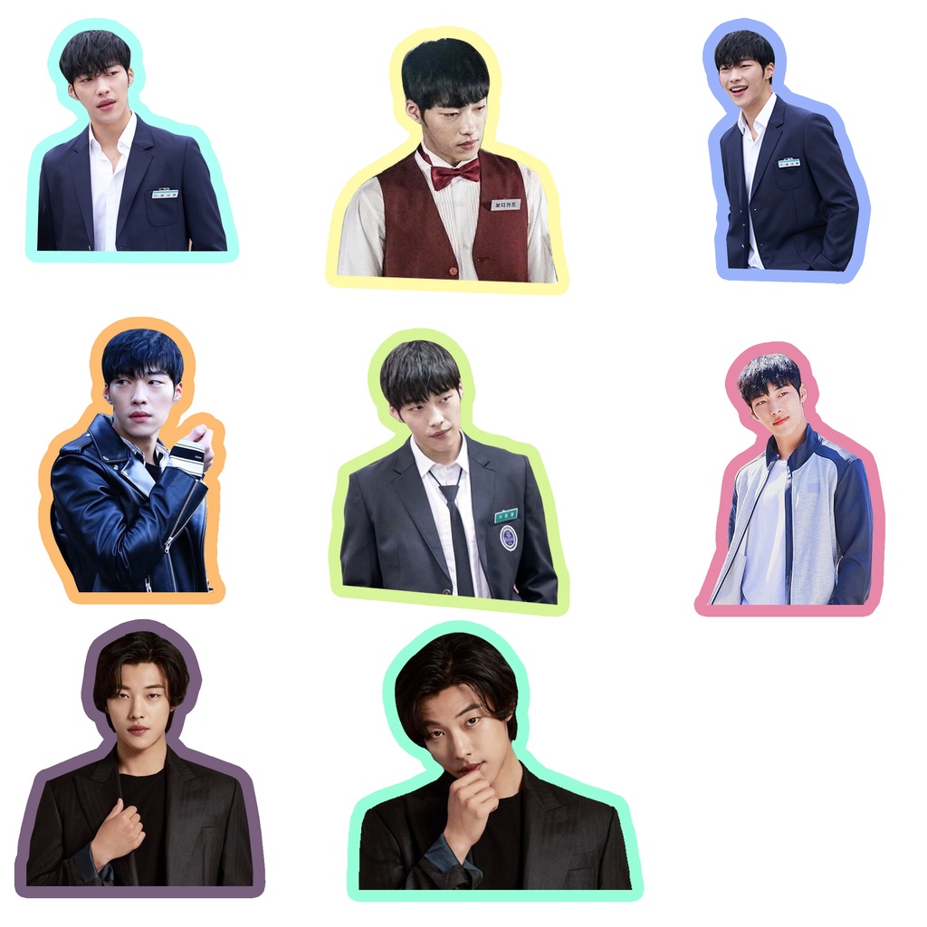 Jual Sticker Pack Woo do hwan Stiker bisa Custom | Shopee Indonesia