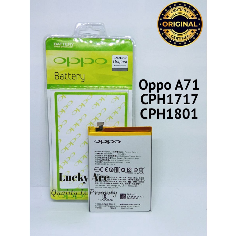 Jual Batre Baterai Hp Original Oppo A71 CPH1717 CPH1801 Kode Model ...