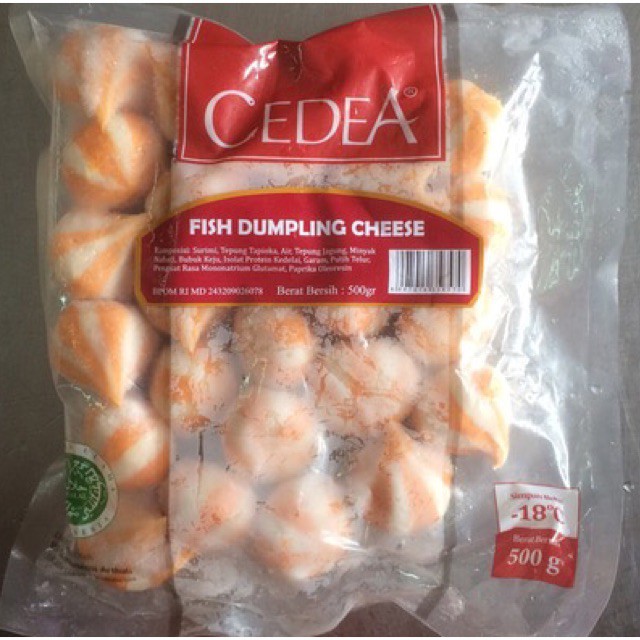 Jual Cedea Fish Dumpling Cheese 500gr Frozen Food | Shopee Indonesia