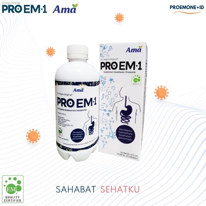 Jual PRO EM 1 Minuman Konsentrat Probiotik Kaya Protein Lc | Shopee ...