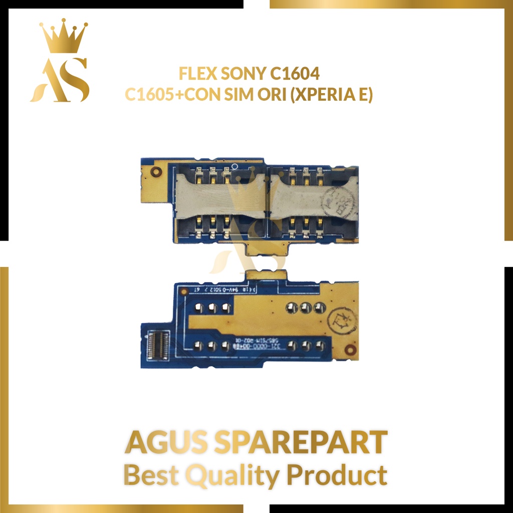 Jual FLEXIBEL SONY C1604 / C1605 + CONNECTOR SIM ORI (XPERIA E ...