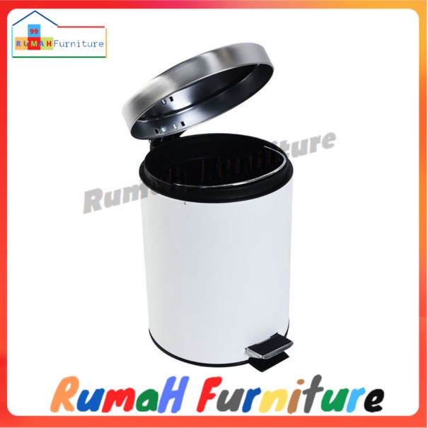 Jual Krisbow Tempat sampah injak 5 Liter stainless | Shopee Indonesia