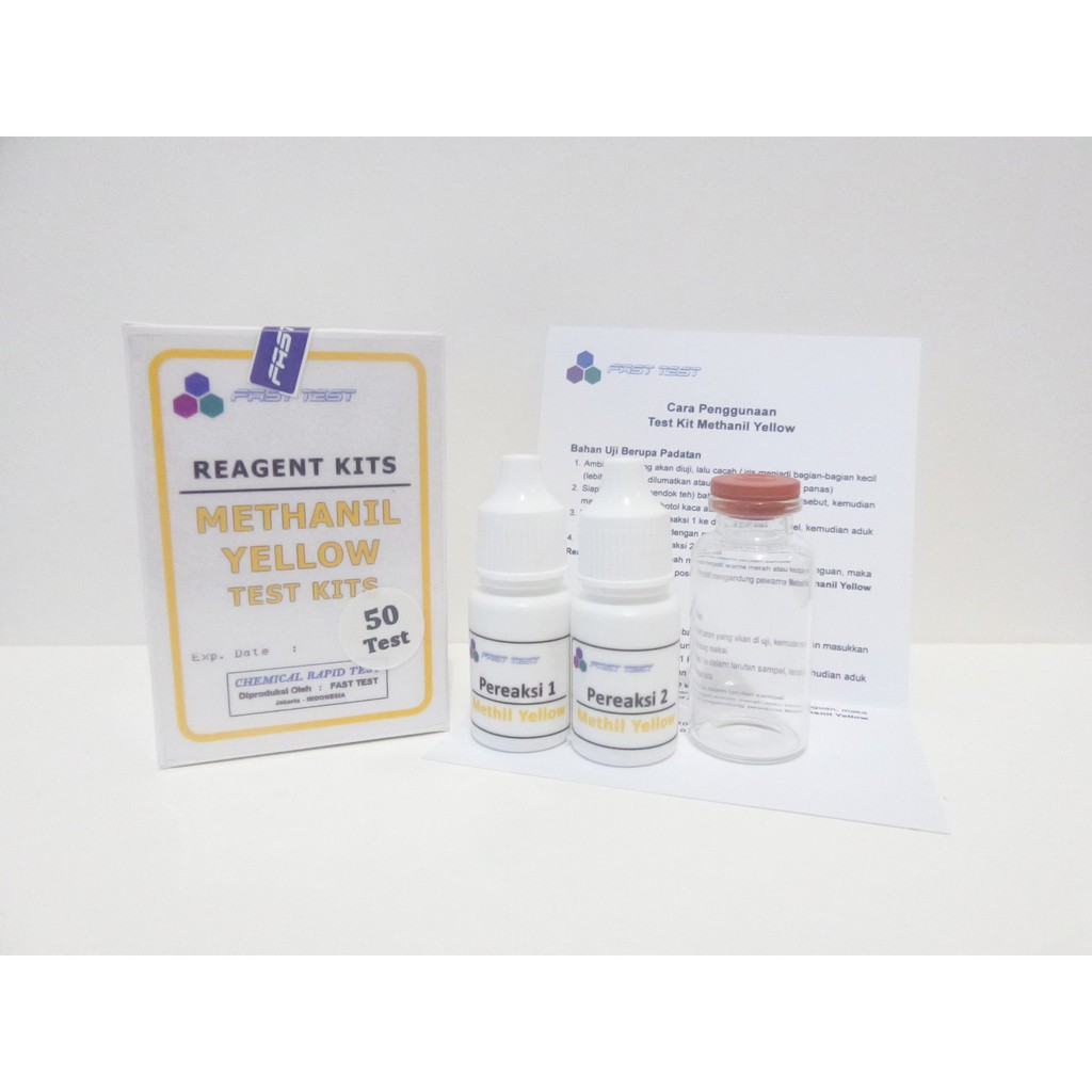 Jual Alat Uji Cepat, Test Kit Methanil Yellow (Methil Yellow) Murah ...