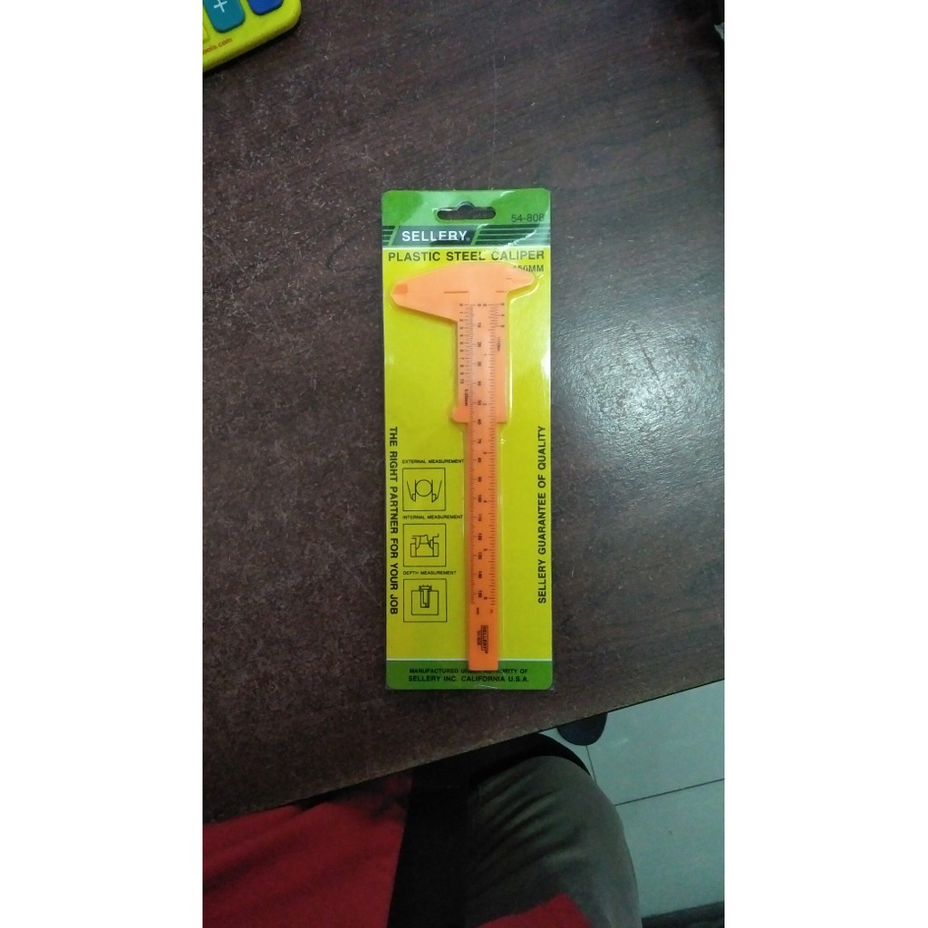 Jual Sikmat plastik 6" SELLERY 54 - 808 / Plastic steel caliper 150mm ...