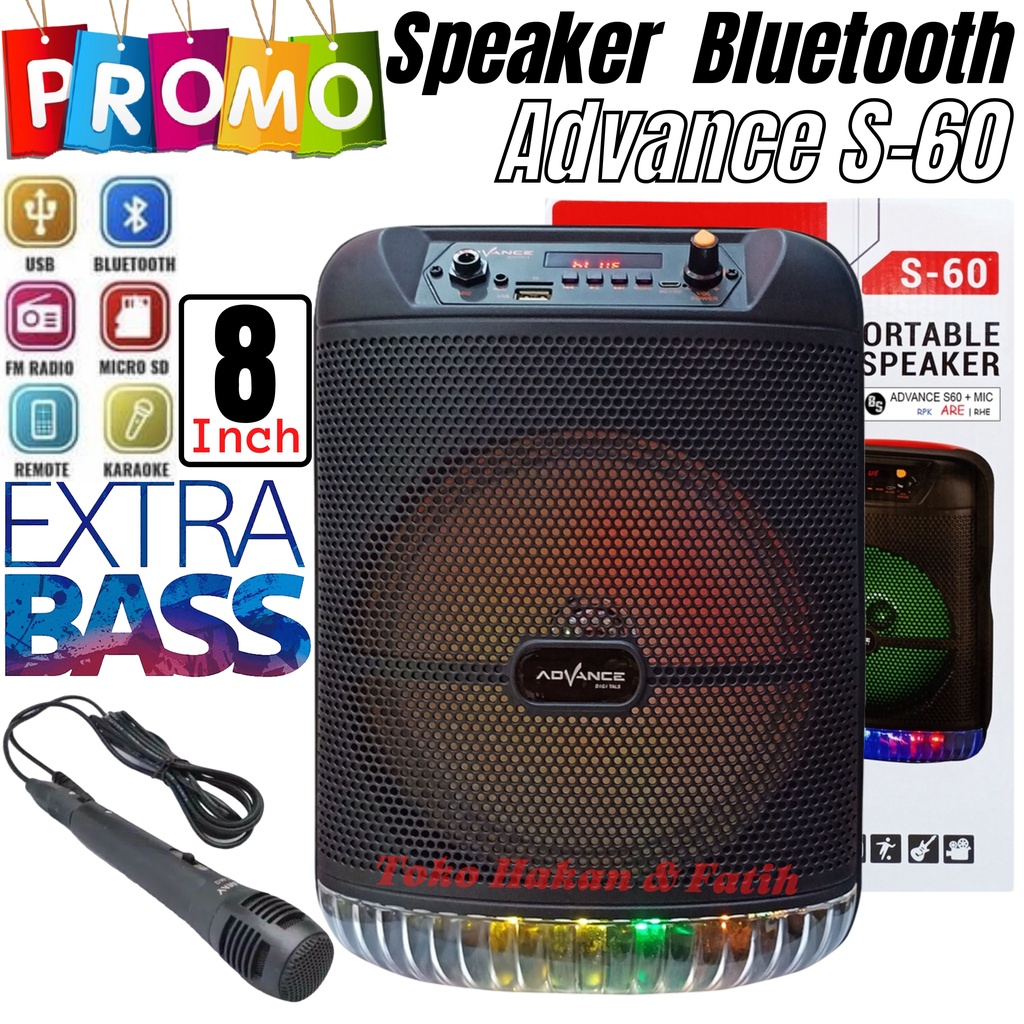 Jual Speaker Bluetooth Advance S-60 Extra Bass | Advance S 60 Speaker ... Jual Speaker Bluetooth Advance S-60 Extra Bass | Advance S 60 Speaker ...